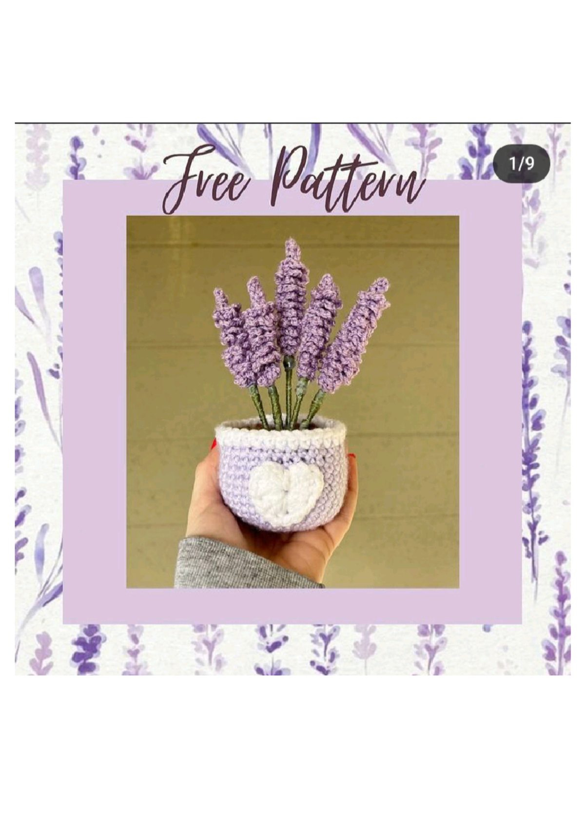 Lavender Free Pattern - Crochet - Technical Livelihood - Studocu