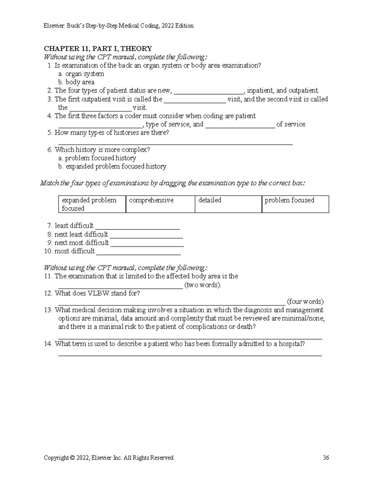 Lesson 5 Answer Key for CPT and ICD-10-CM Codes - Studocu