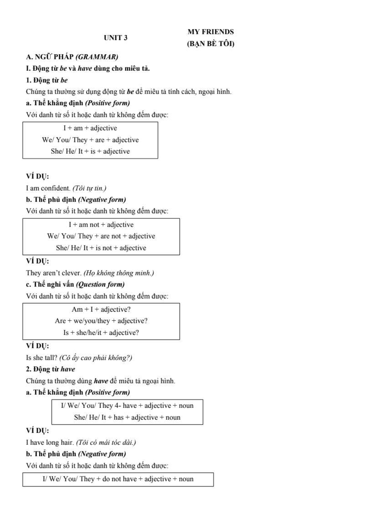 Unit 8 - Global Success 6: Grammar and Exercises - Studocu