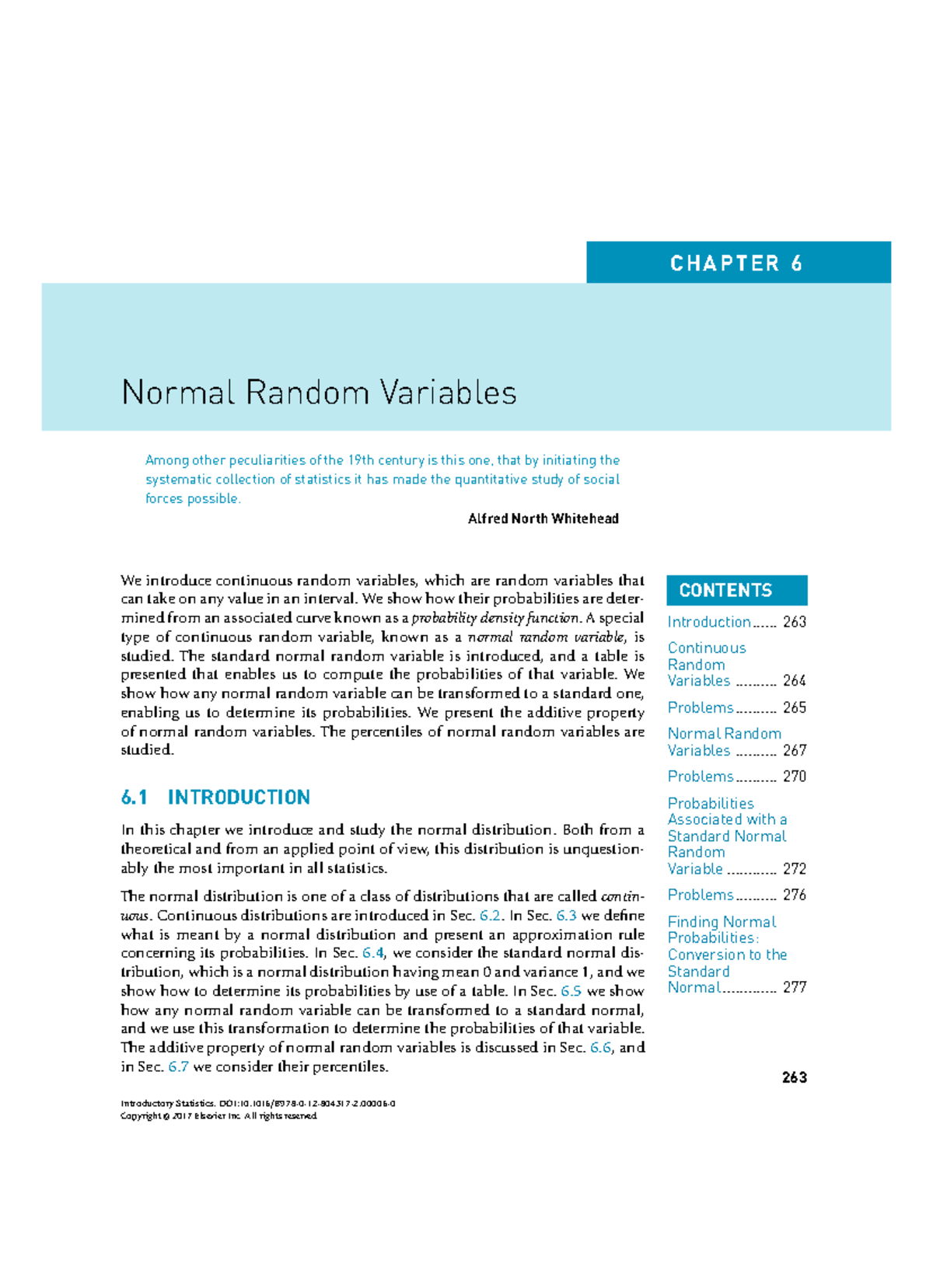 Chapter-6-Normal-Random-Variables 2017 Introductory-Statistics ...