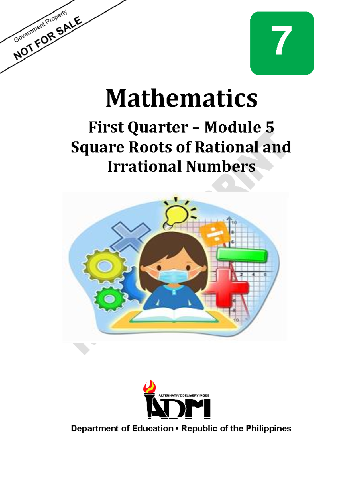Mathematics 7 q1 mod5 square roots of rational and irrational numbers ...