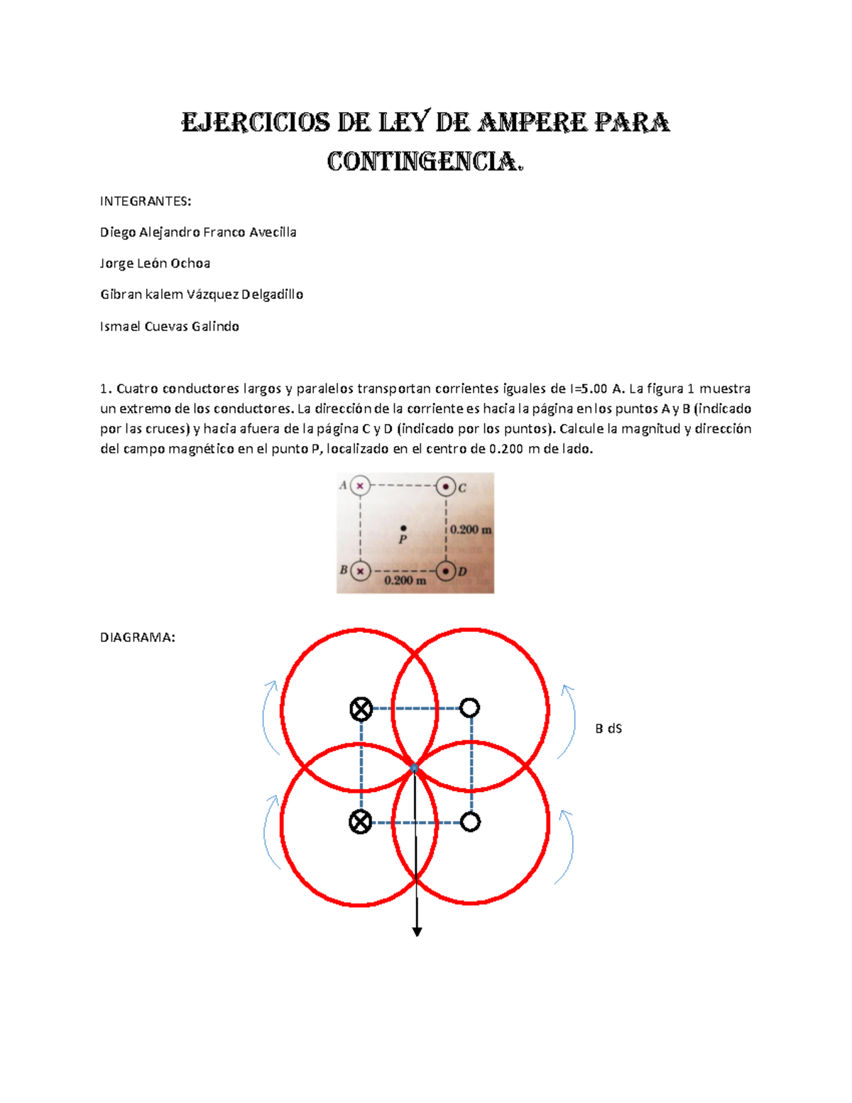 Ejercicios Ley de Ampere - Aplicaciones y Cálculos Detallados - Studocu
