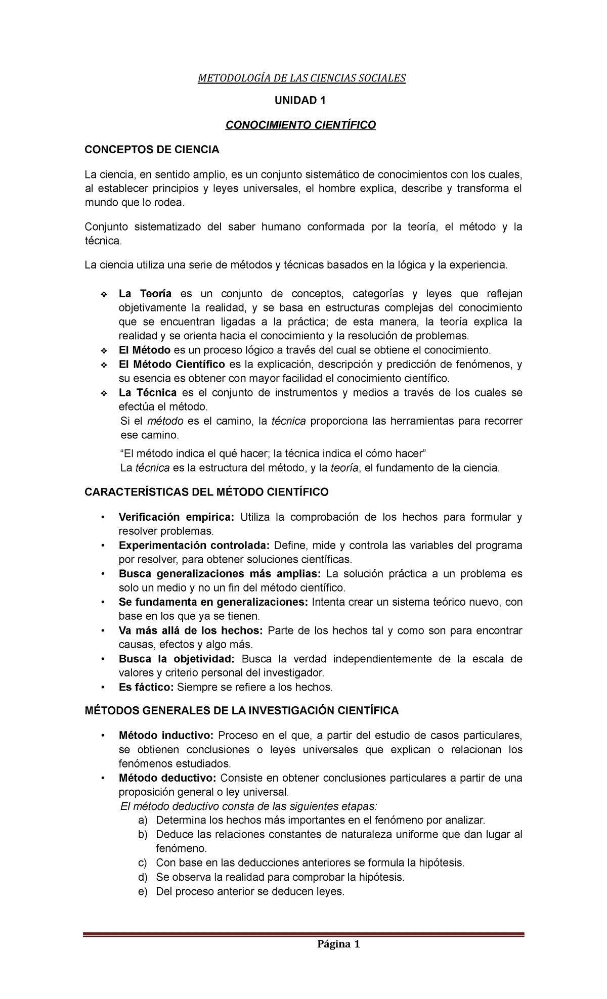 Hoja De Trabajo Con Respuestas Para La Identificación De Variables Y ...
