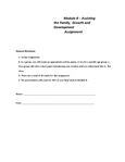 Module 6 - Household Management Assignment: Effective Client Care ...