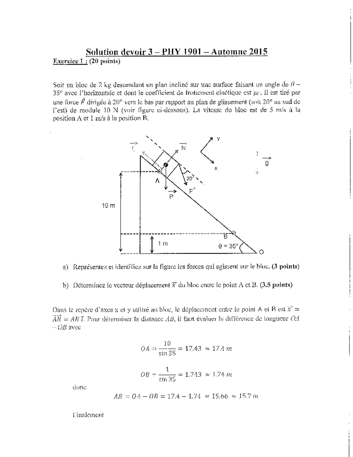 Devoir 3 Solutions: Comprehensive Guide for Success - Studocu