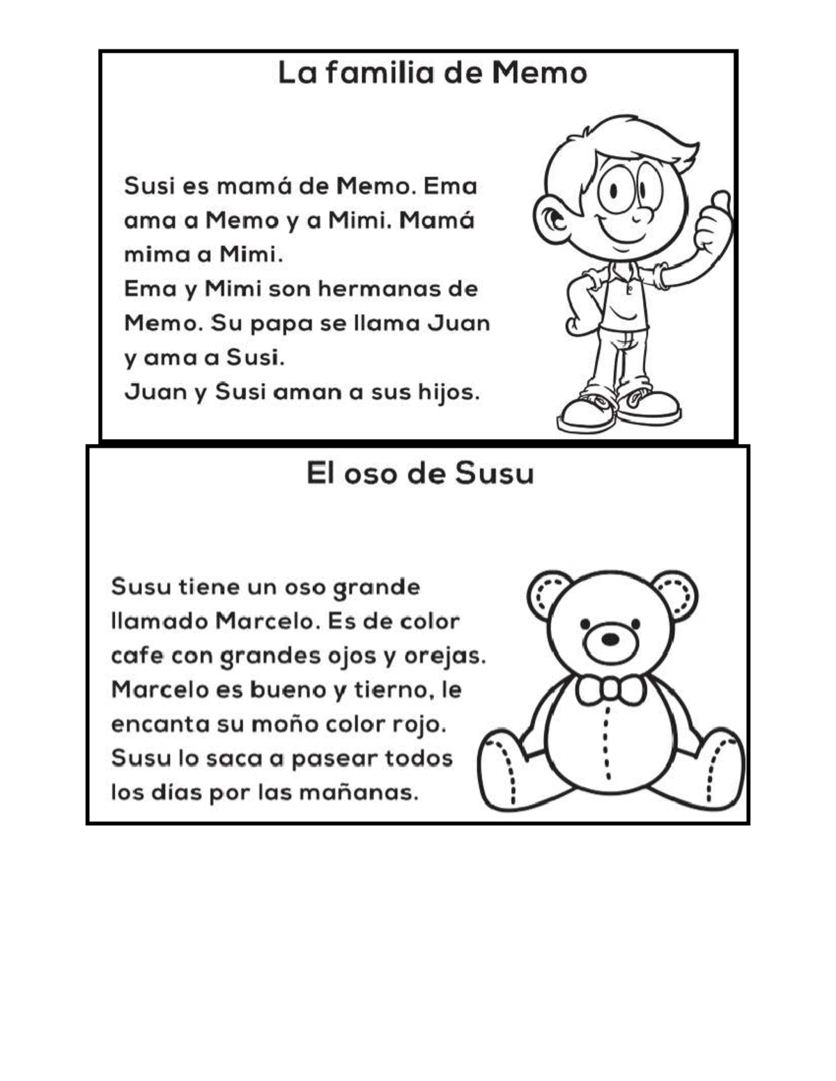 Lecturas Prácticas sobre la Familia y Amigos de Memo Susi - Studocu