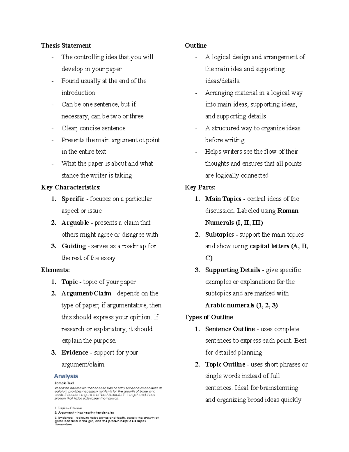 Thesis Statement Guidelines for Reaction Paper Writing - Studocu