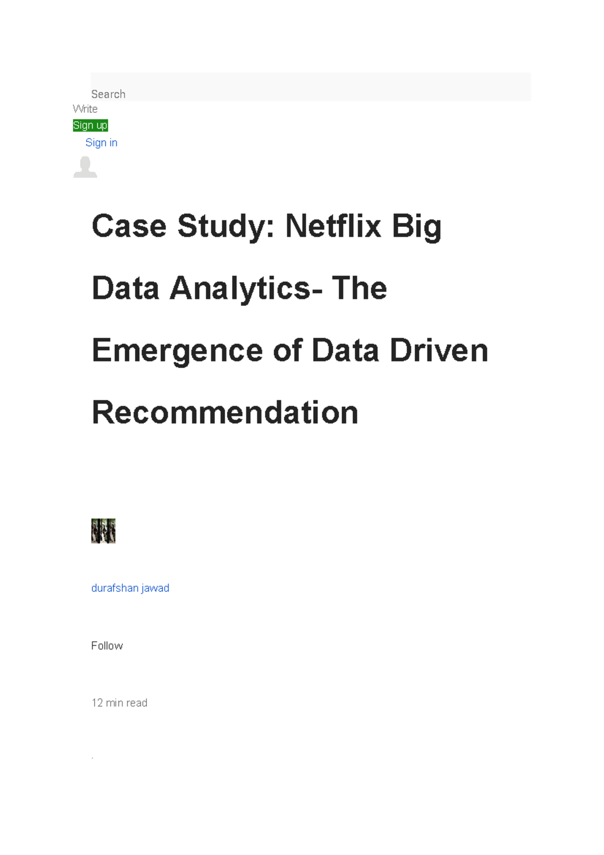 Case Study: Netflix Big Data & Data-Driven Recommendations (CS101 ...