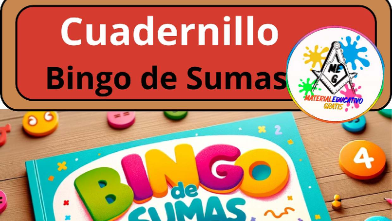 Bingo de Sumas: Aprendizaje Matemático Divertido para Niños - Studocu