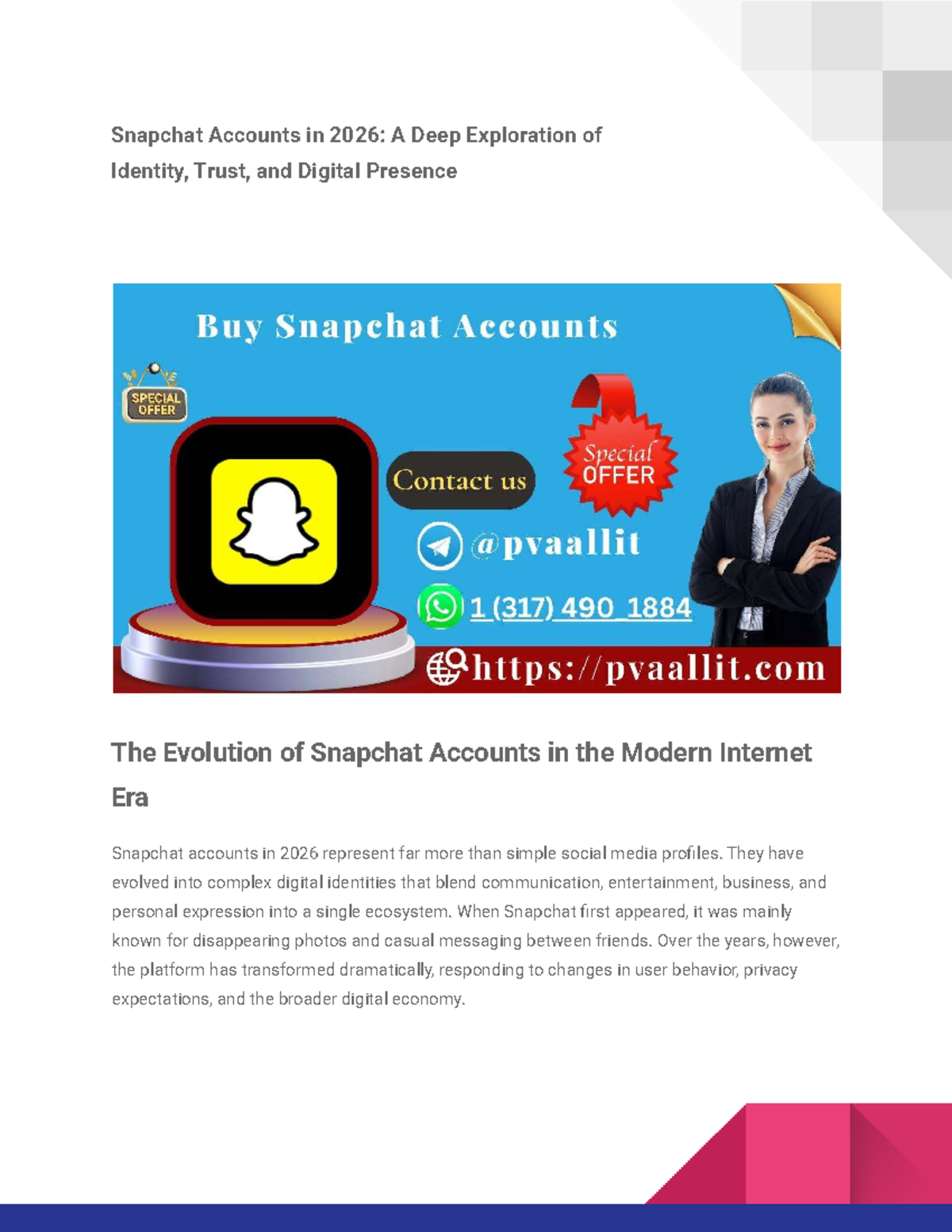 Best Platforms for Buying Snapchat Accounts: A Comprehensive Guide ...