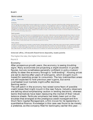 Learnings - Cesim Bank Simulation - The CESIM Bank simulation helped us ...