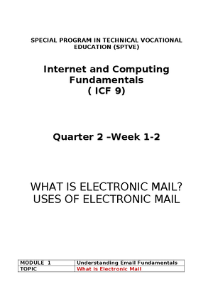 Human Computer Interaction 2-Module 1 Lesson 1 - COLLEGE OF INFORMATION & COMMUNICATIONS - Studocu