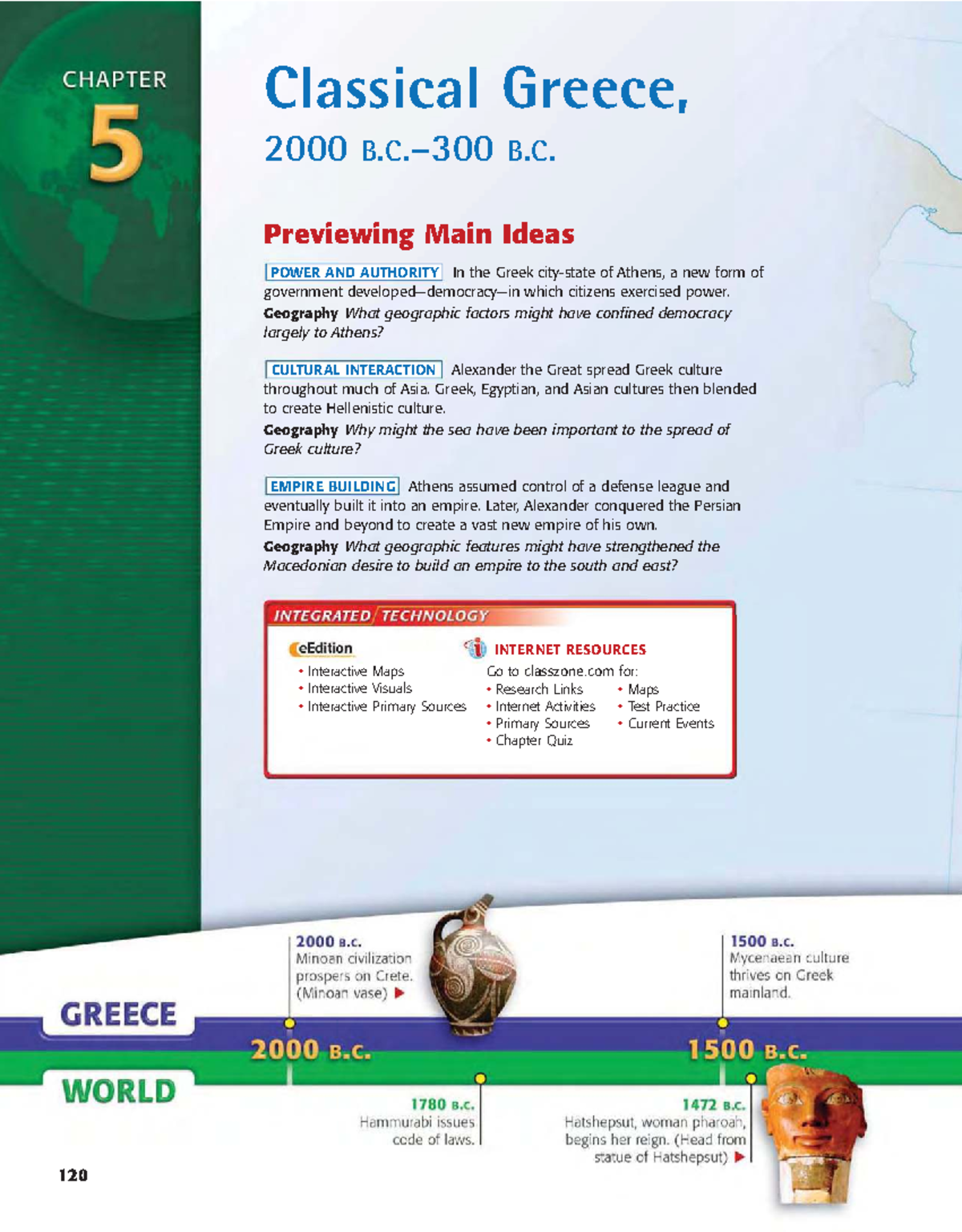 Classical Greece: Chapter 5 Assessment on Alexander the Great and ...