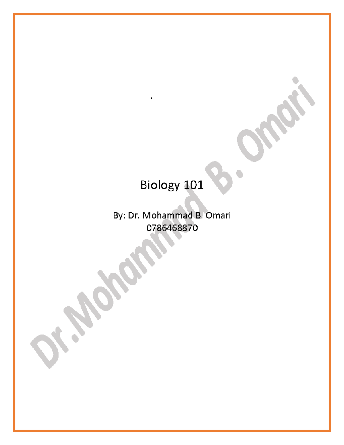 Biology 101: Chapter 3 Summary on Water Molecules and Properties - Studocu