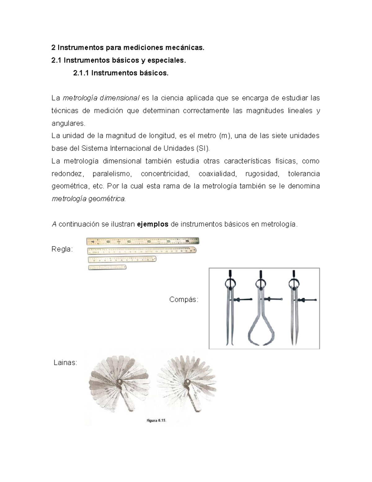 2.1.Instrumentos básicos ( bytes) - 2 Instrumentos para mediciones ...