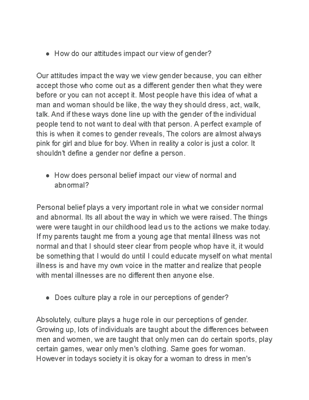 PSY 215 Abnormal Psychology 22EW3 Project Two - PSY-215-J3876 Abnormal ...