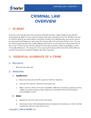 MPC vs. Common Law Chart - Homicide – Murder Common Law Model Penal ...