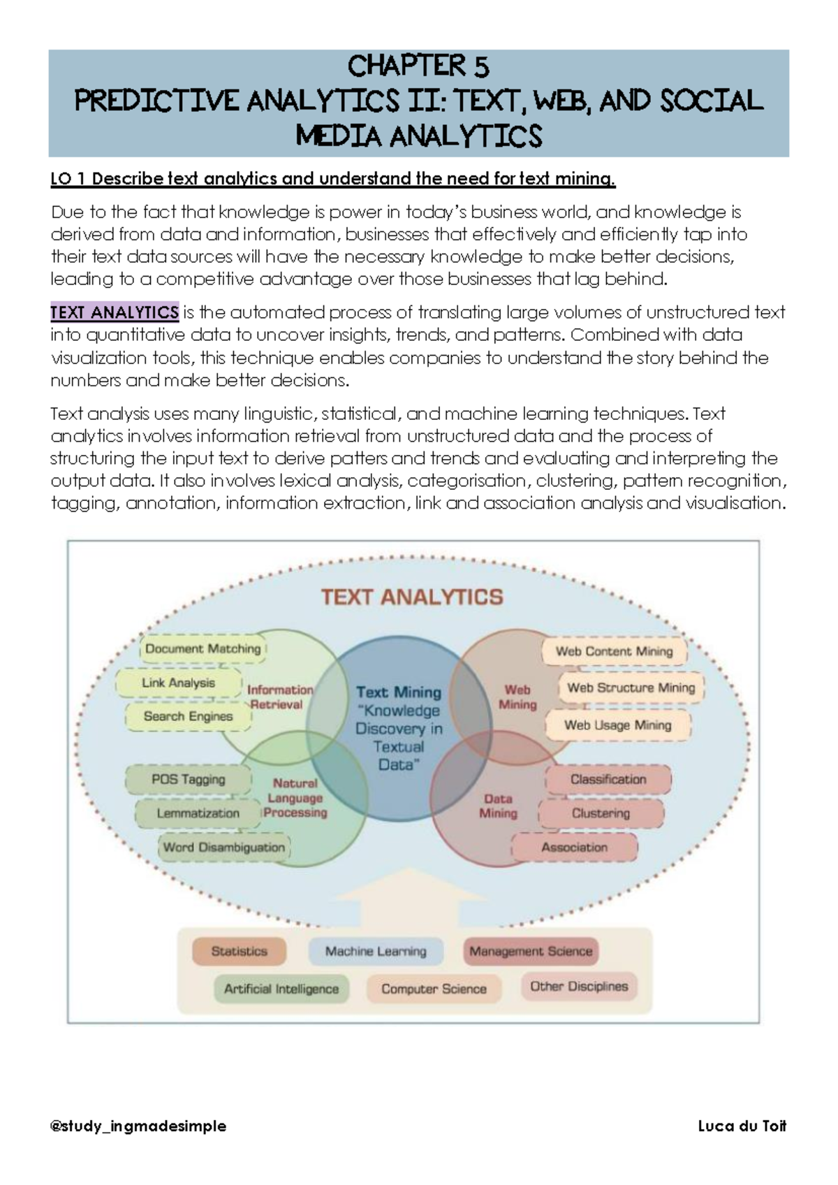 Chapter 5: Advanced Text, Web, and Social Media Analytics Insights ...