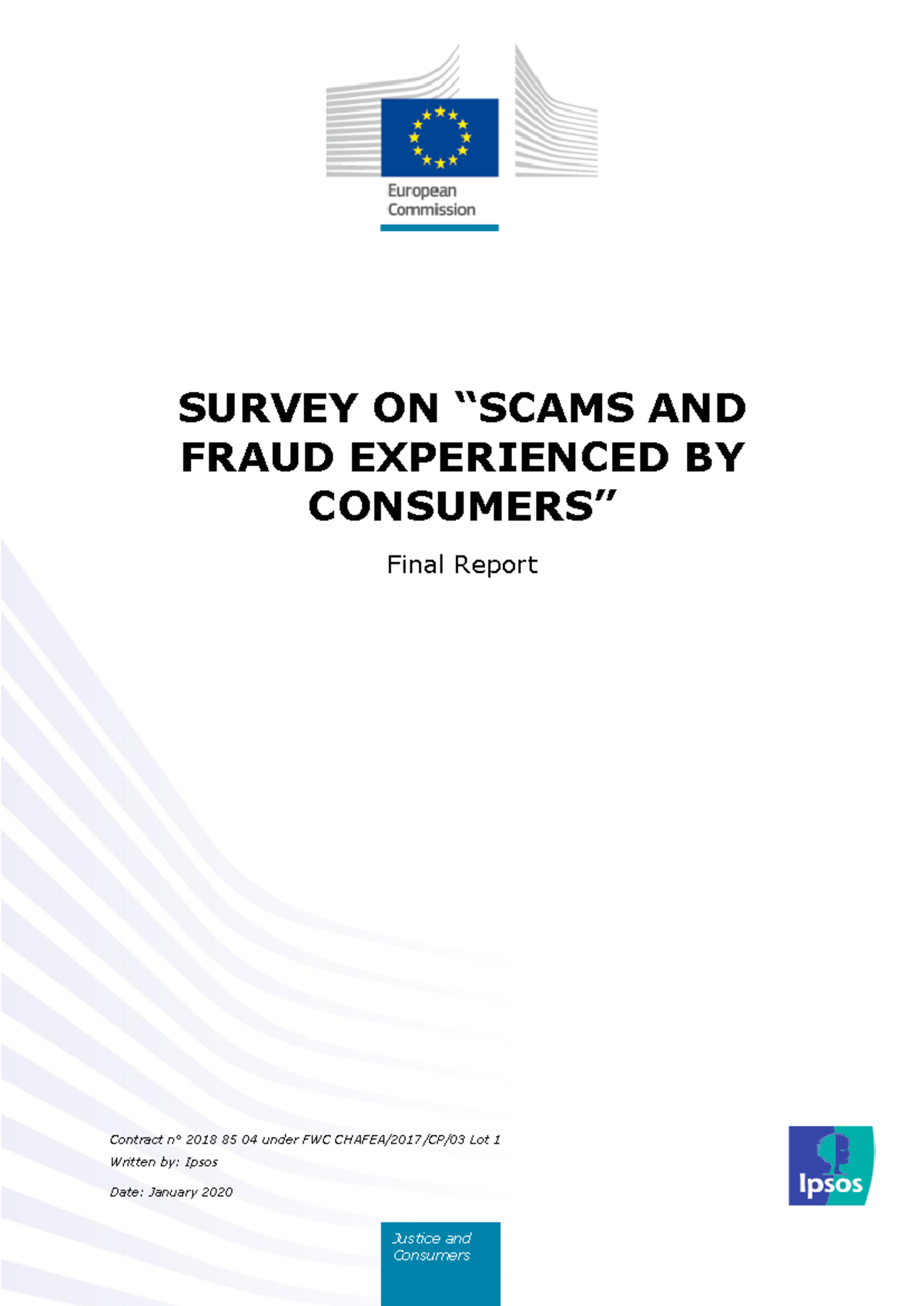Survey on Scams and Fraud Experienced by Consumers - Final Report (2020 ...