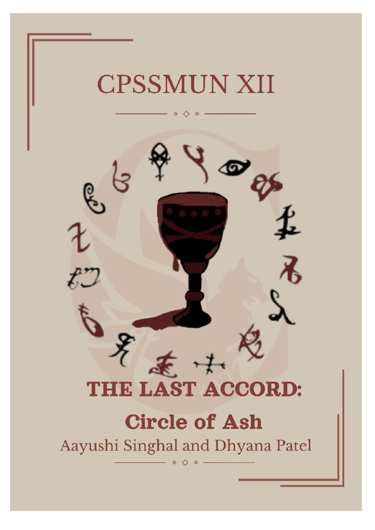 Central Peel MUN Final Exam: Shadowhunters - The Last Accord (Circle of Ash) - Studocu