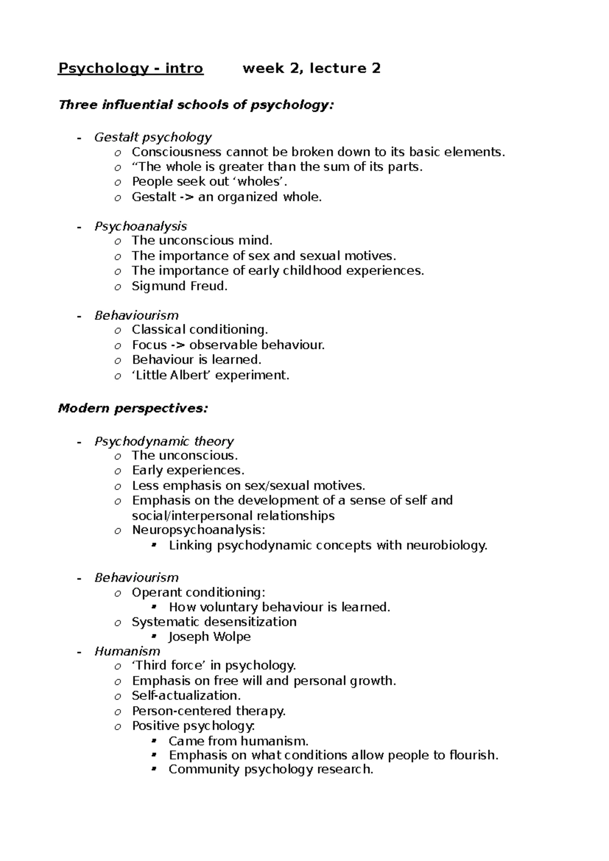 PSY2015F 2025 Course Outline: Research in Psychology I Overview - Studocu