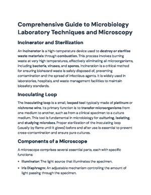 Microbiology 101: Chapter 8 - Overview of Microbial Genetics - Studocu