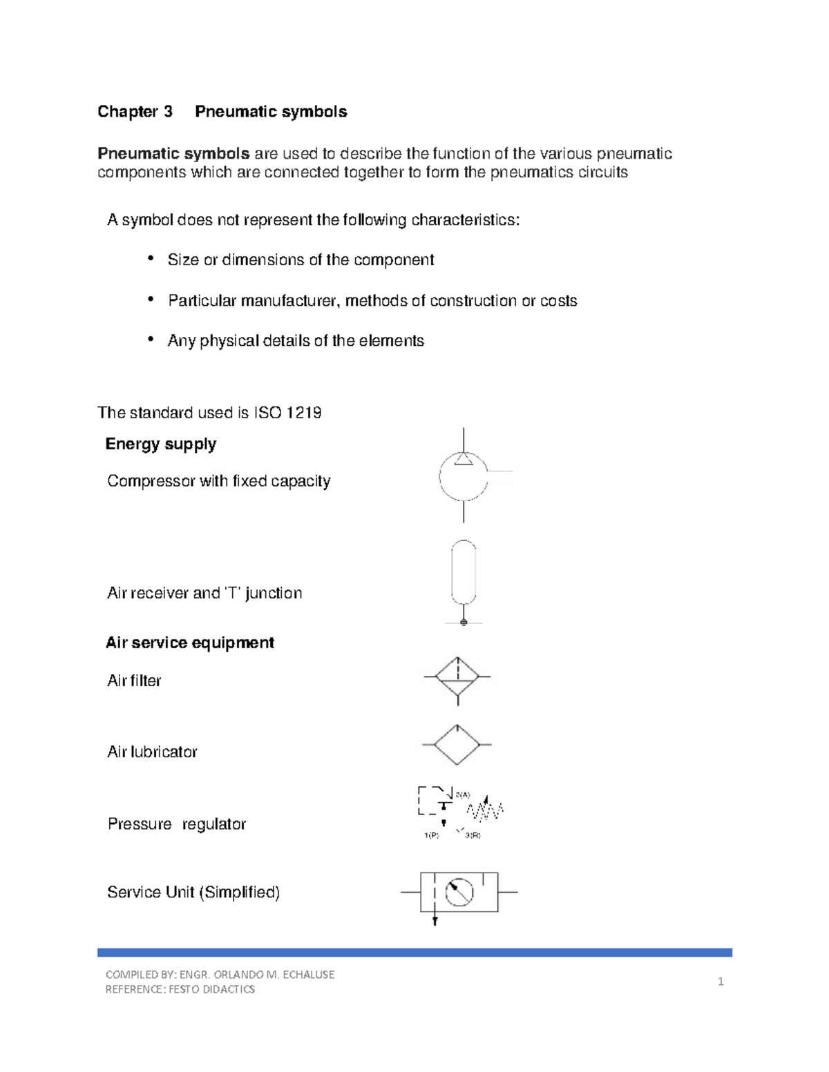 Chapter 3: Pneumatic Symbols and Component Functions - Studocu