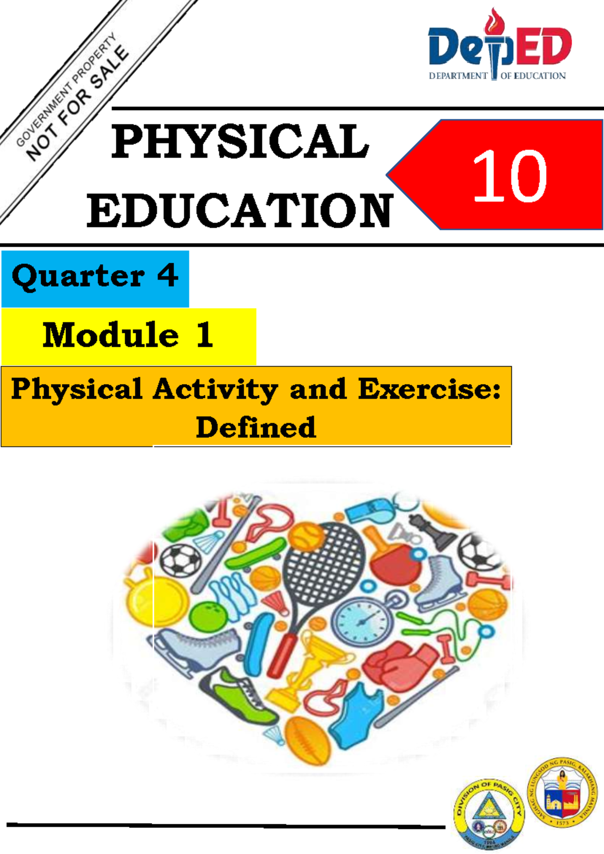 PE10-Q4-M1 - Physical Education Module: Physical Activity & Exercise ...