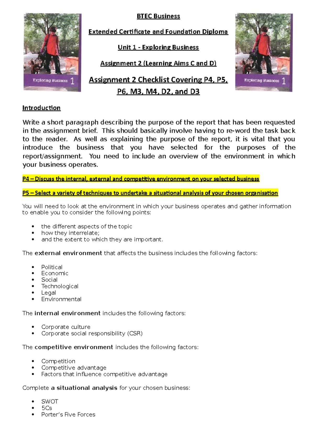 Unit 5 assignment 2 Internatinal business - Unit 5 Assignment 2 ...