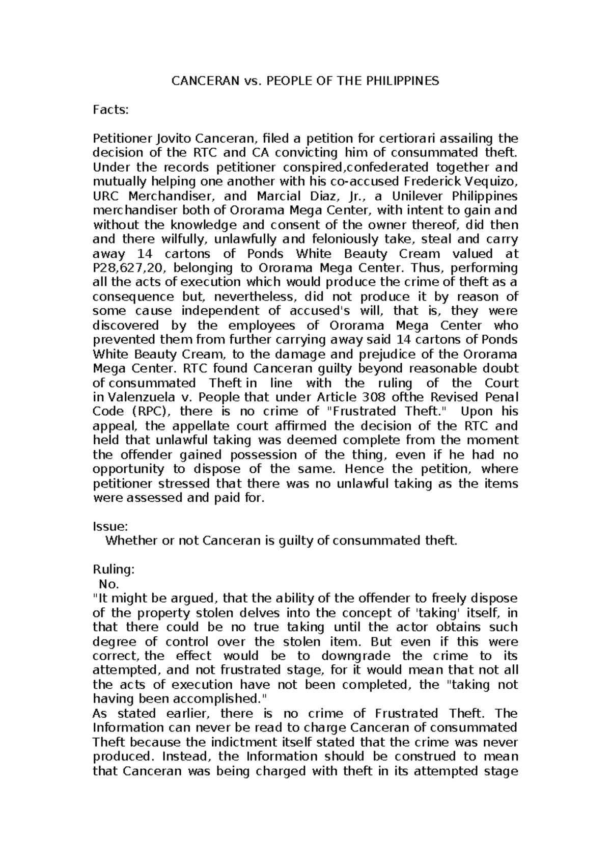 Admin Case Digest: Key Rulings and Legal Principles (G.R. No.232706 ...