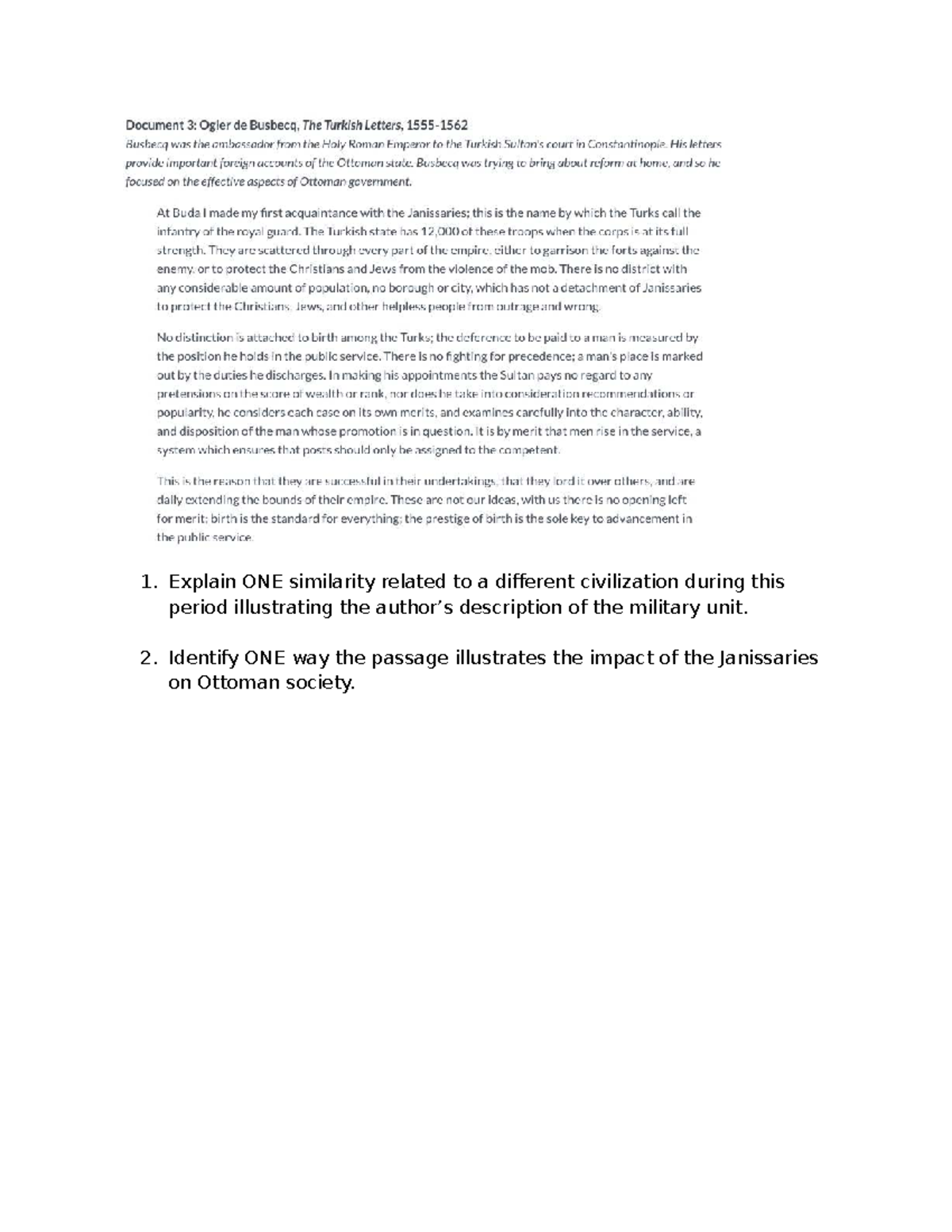 SAQ Practice MN - Ottoman Empire - AP World History: Modern - Explain ...