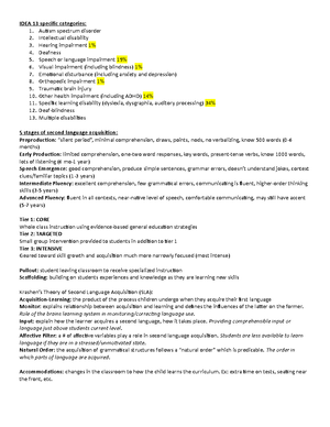 D096 d169 m9 study guide - Module 9: Assessing Students with Exceptionalities Note: You are ...