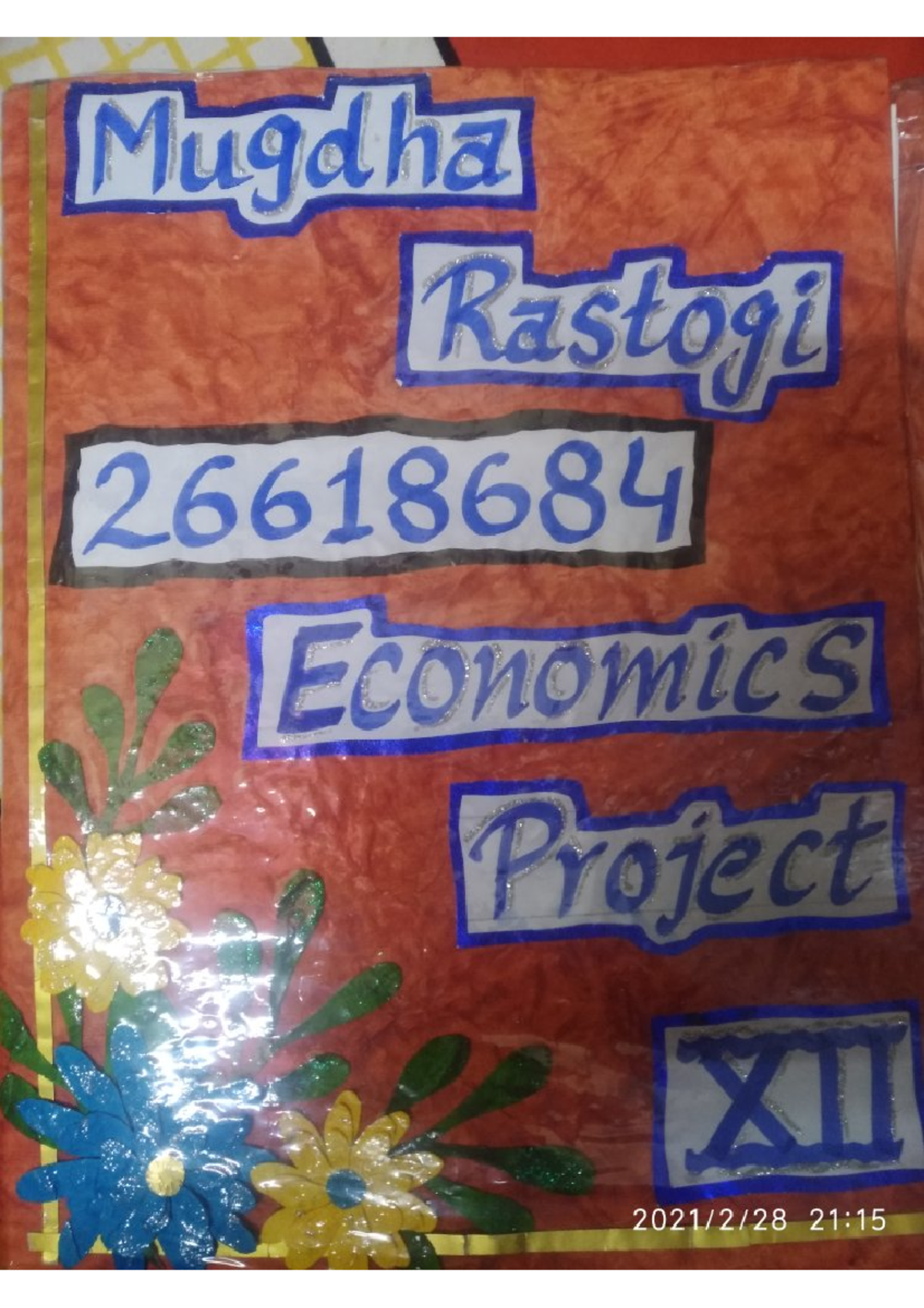 Economics Project XII: Small Scale Industry Overview (Rastogi 6618684 ...