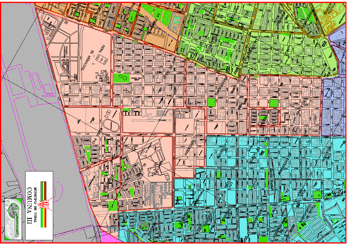 Comuna III - Mapa de Yopal y Áreas Circundantes - Studocu