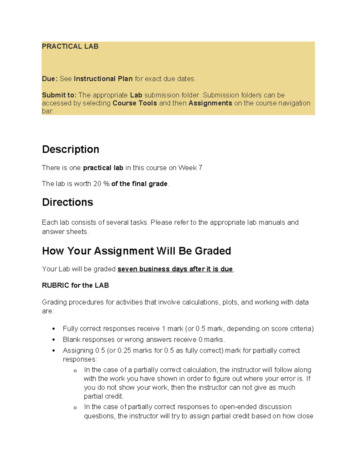 Practical Lab Guidelines for Course 2024: Week 7 Overview - Studocu