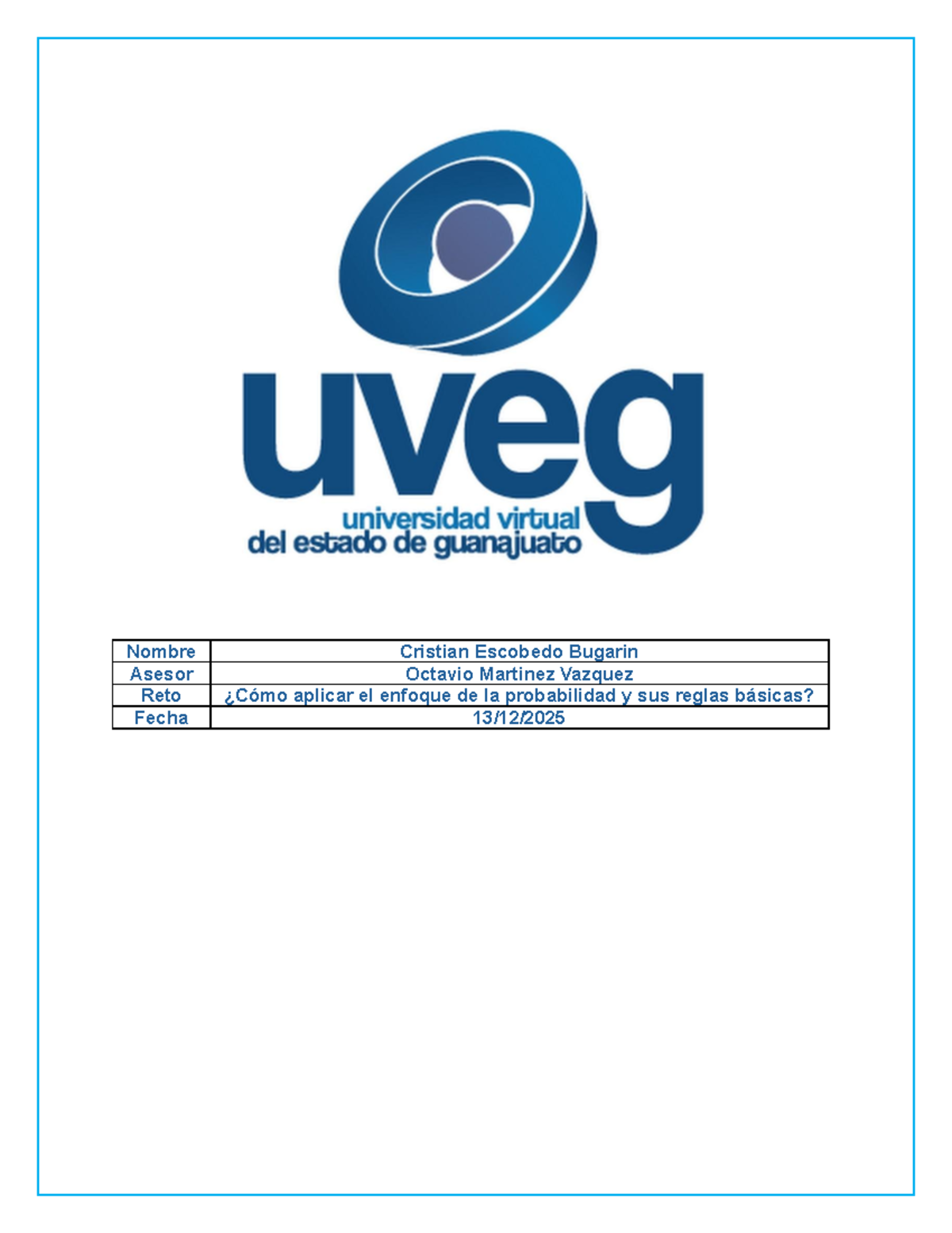 Aplicación del Enfoque de Probabilidad y Reglas Básicas - Studocu