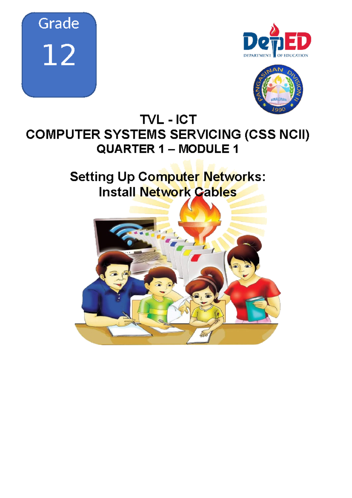 Q1 Module 1 G12 CSS-NCII Networking Basics & Cable Installation Guide ...