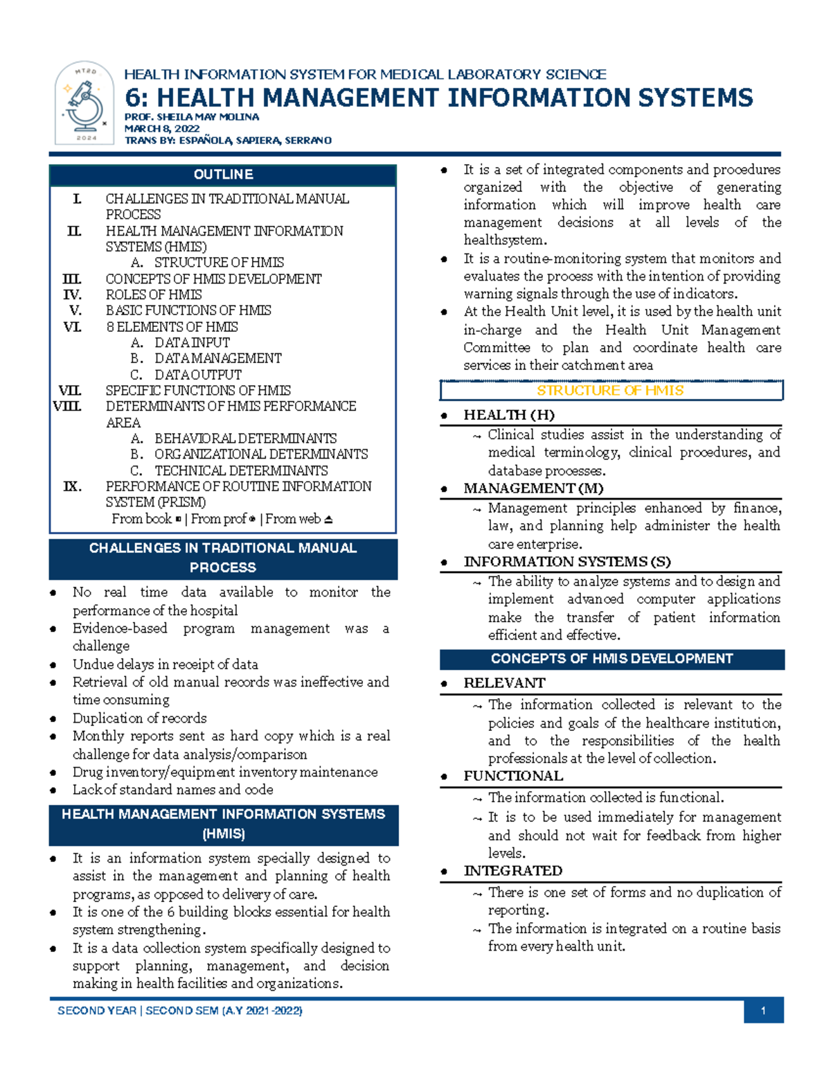 6 - Health- Management- Information- Systems - HEALTH INFORMATION ...