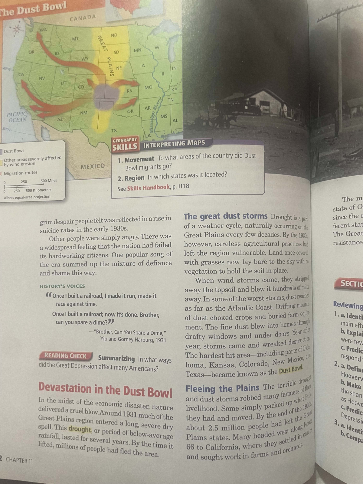 Dust Bowl Migration and Impact: Geography and Effects in the 1930s ...