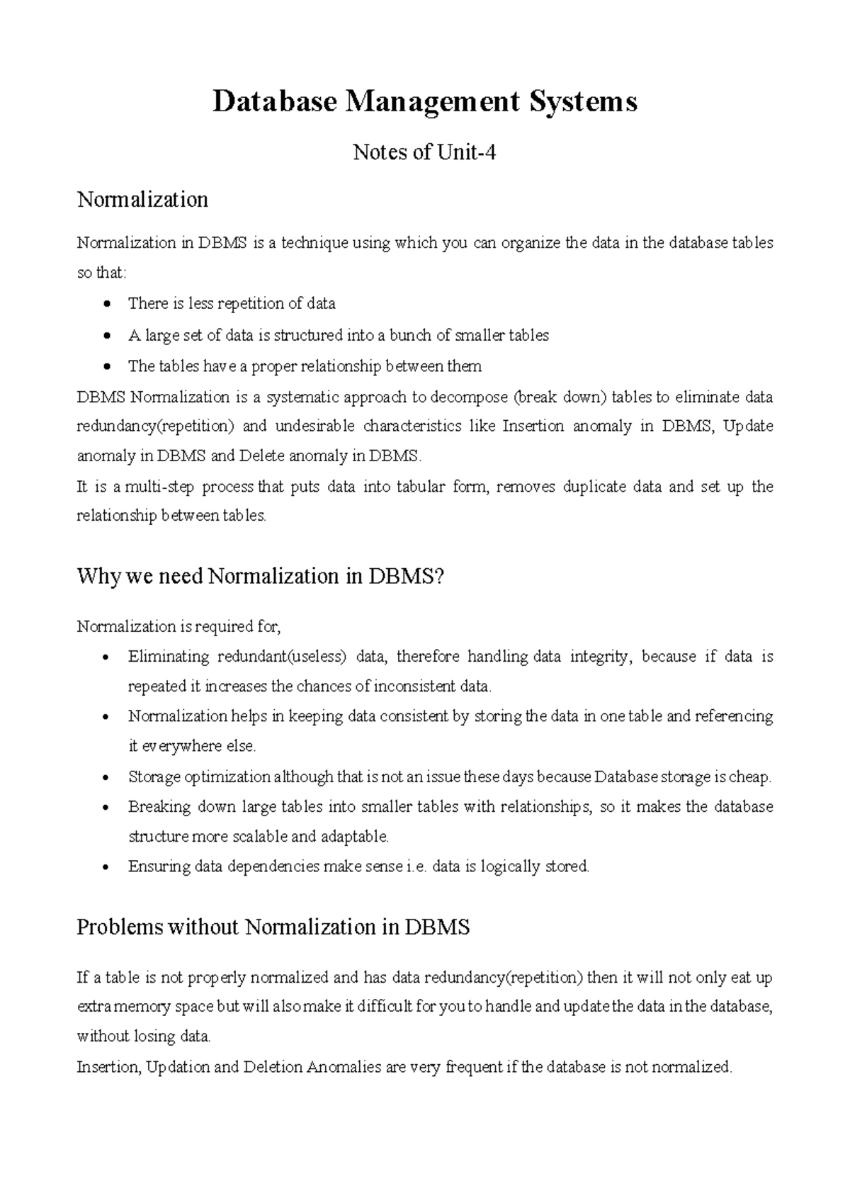 Springboard Database Course Search Results - Infosys - Studocu