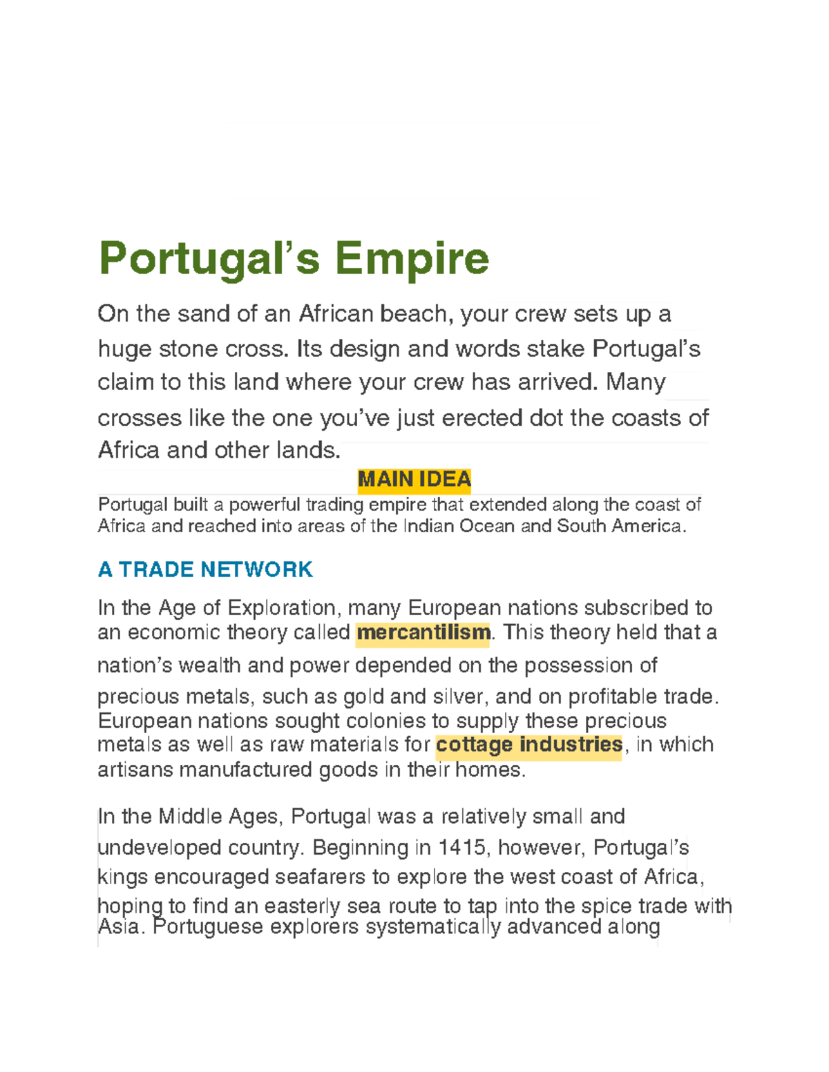 Portugal's Trading Empire: Expansion, Sugar, and Slave Labor in Africa ...