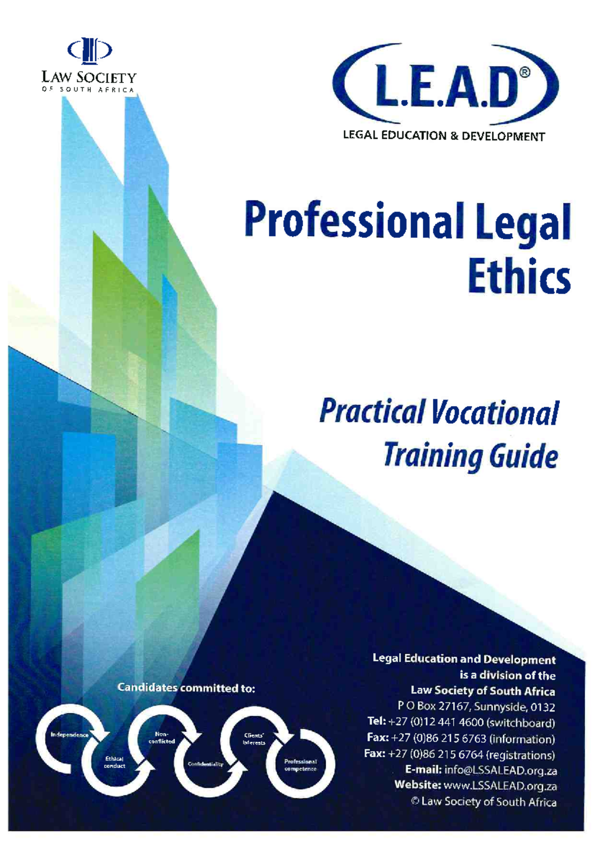 LEAD Professional Legal Ethics Part 1 Study Guide 2021 - Studocu