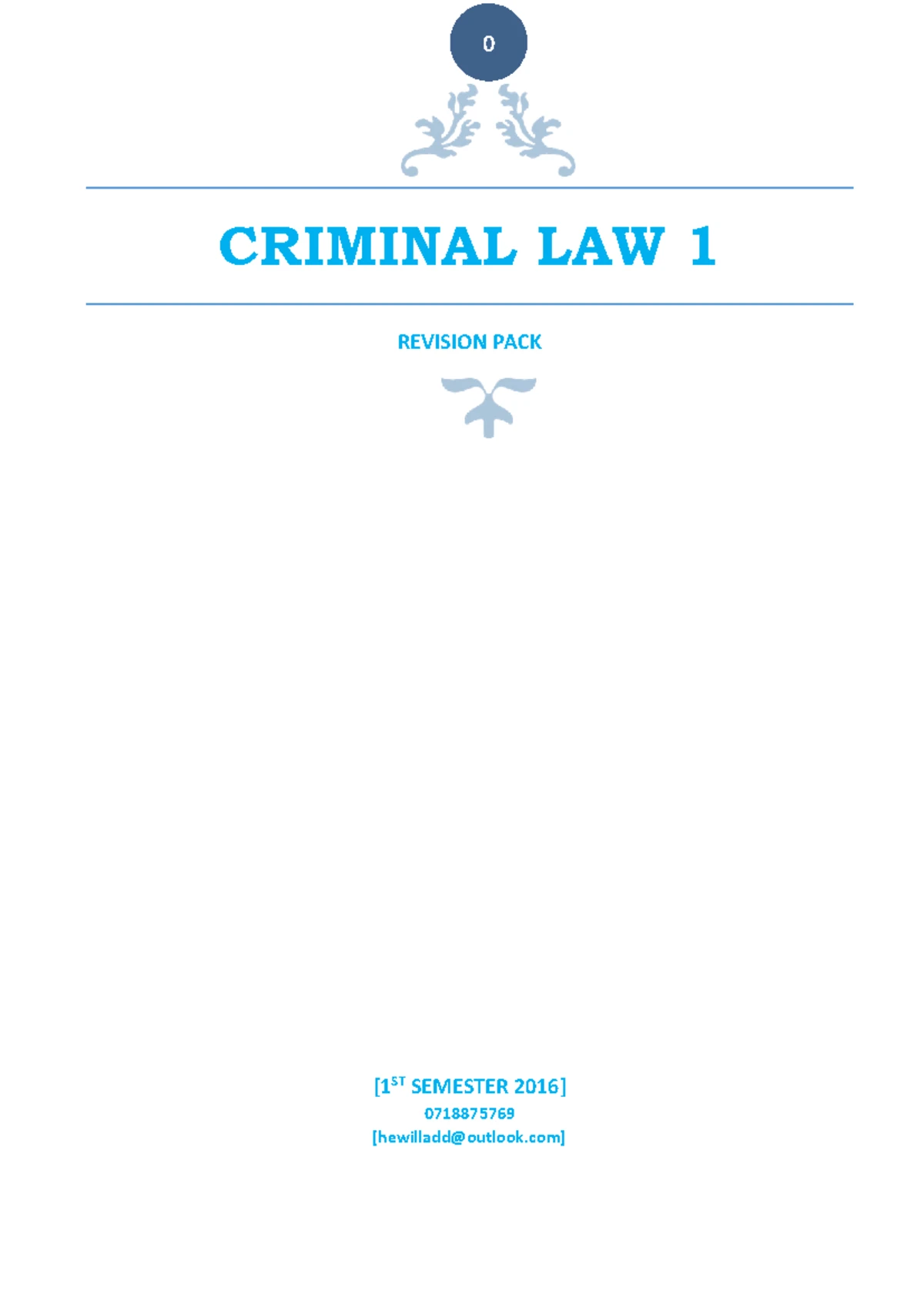ILW1501 EXAM PACK - past exam paper (MCQ) - MAY/JUNE 2016 SECTION A ...