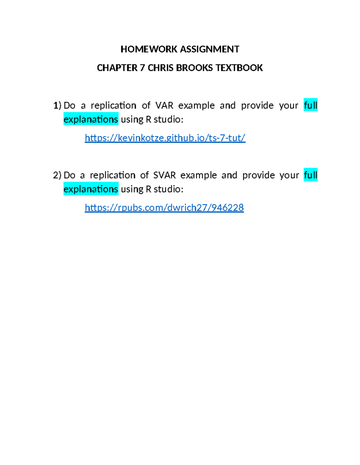 Homework Computer Assignment #Chapter 7 - Econometrics - HOMEWORK ...