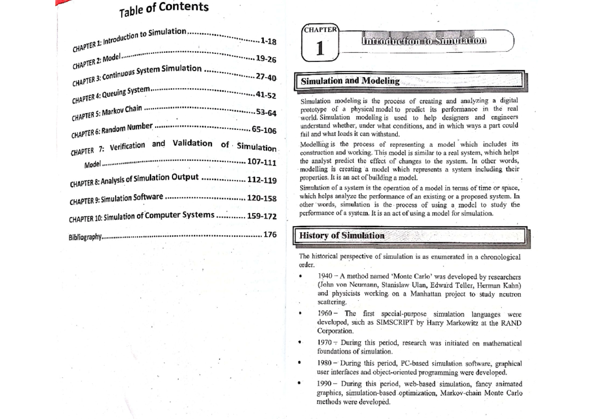 Simulation and Modeling: Comprehensive Guide for CH 1-10 - Studocu