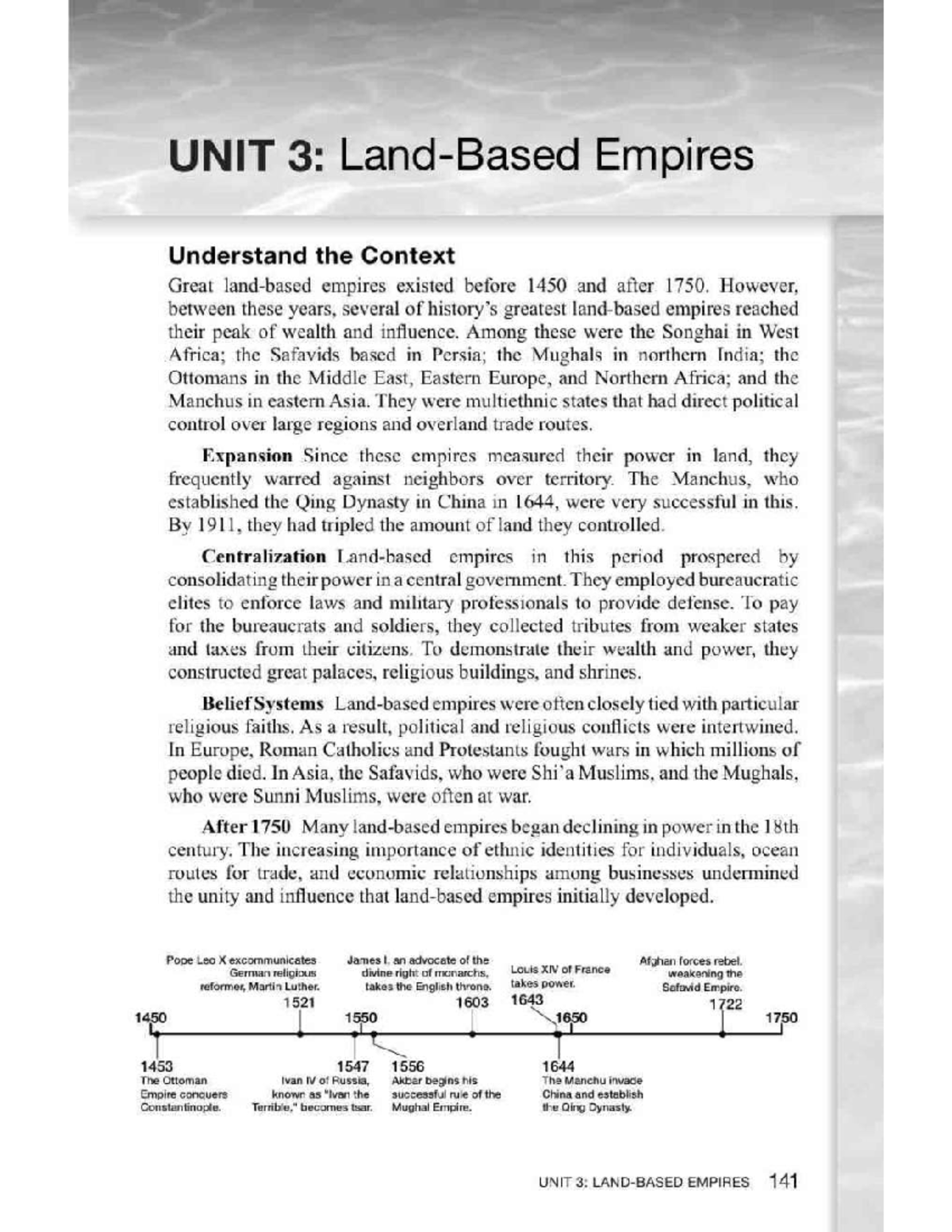 ENG123: Empires from 1450 to 1750 - Context and Expansion - Studocu
