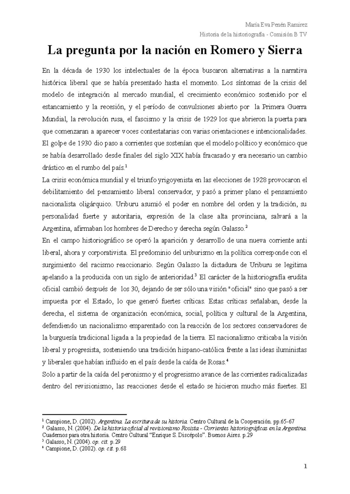 Penén Ramirez - La pregunta por la nación en Romero y Sierra - Historia ...