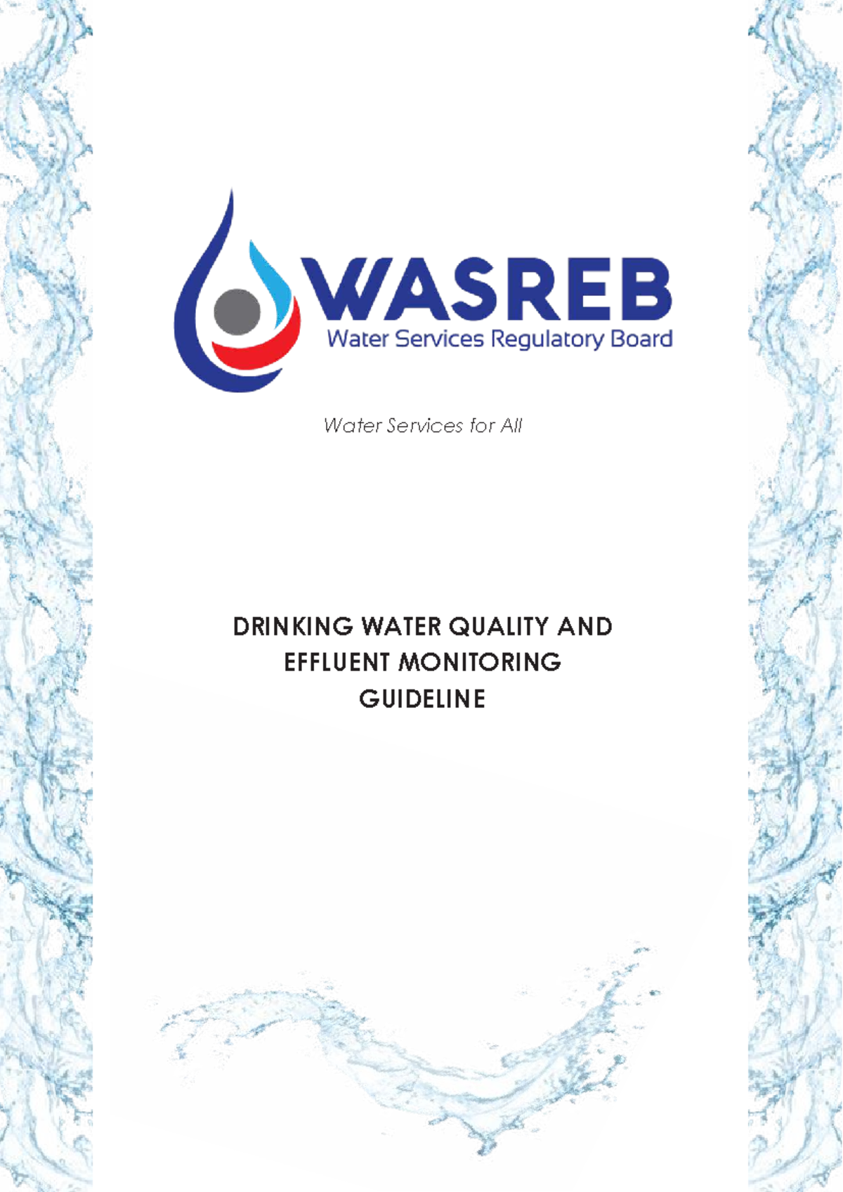 Drinking Water Quality & Effluent Monitoring Guidelines (WASREB) - Studocu