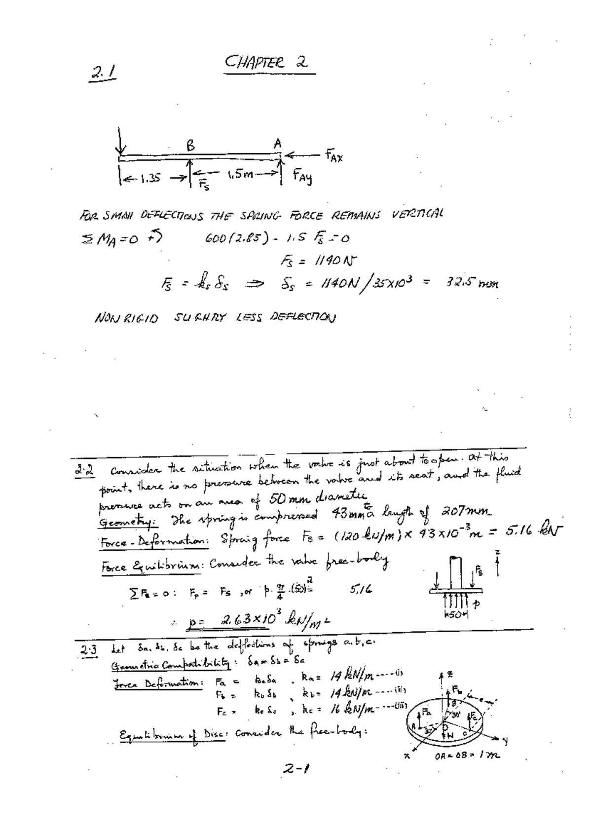 Solution ch 1 crandall solid mechanics - Mechanics of Solids - Studocu
