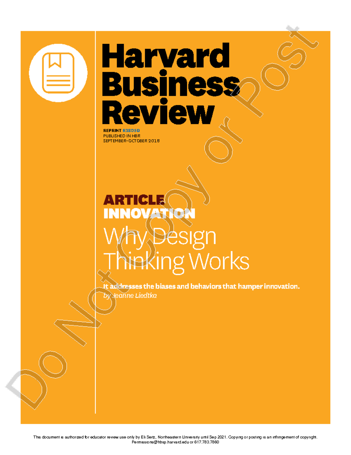 7Y - Why Design Thinking Works: Overcoming Innovation Barriers (2018 ...